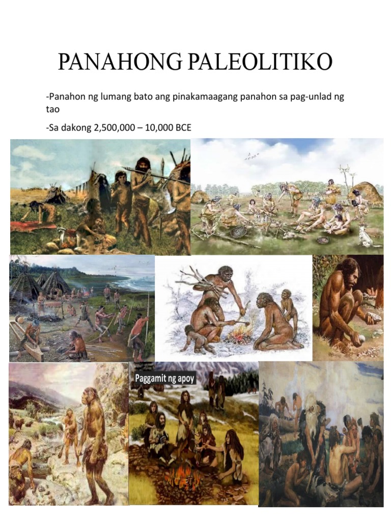 PANAHONG PALEOLITIKO | PDF