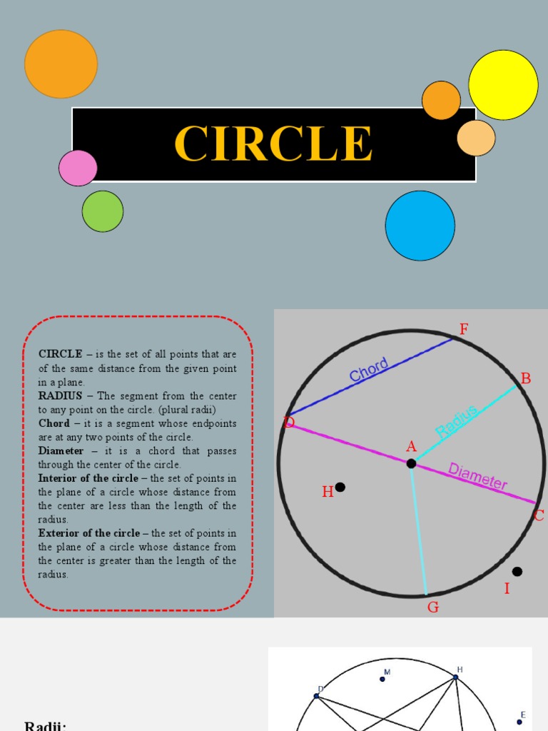 Circle | PDF | Circle | Perpendicular