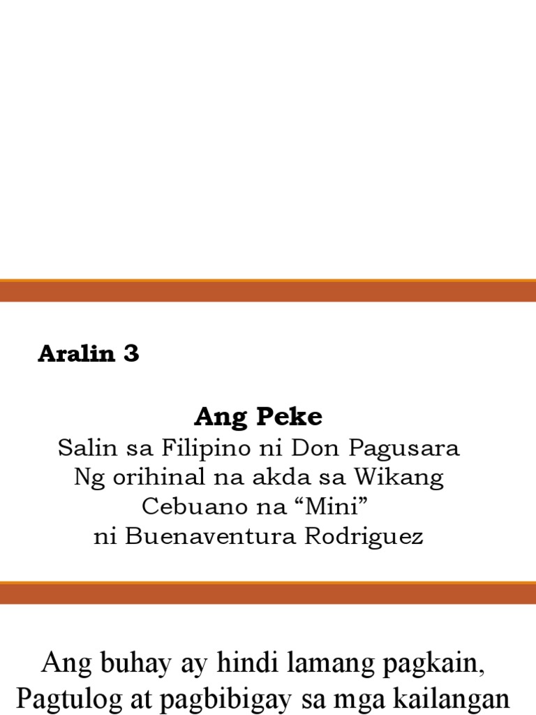 2.3 Dula (Ang Peke) | PDF