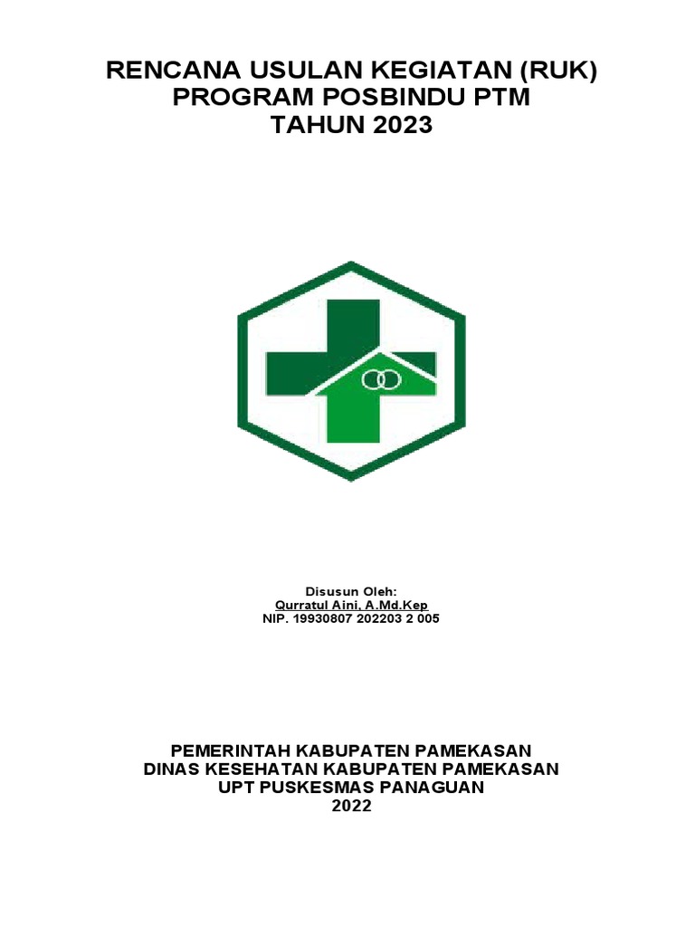 RUK Posbindu PTM Pamekasan 2023 | PDF