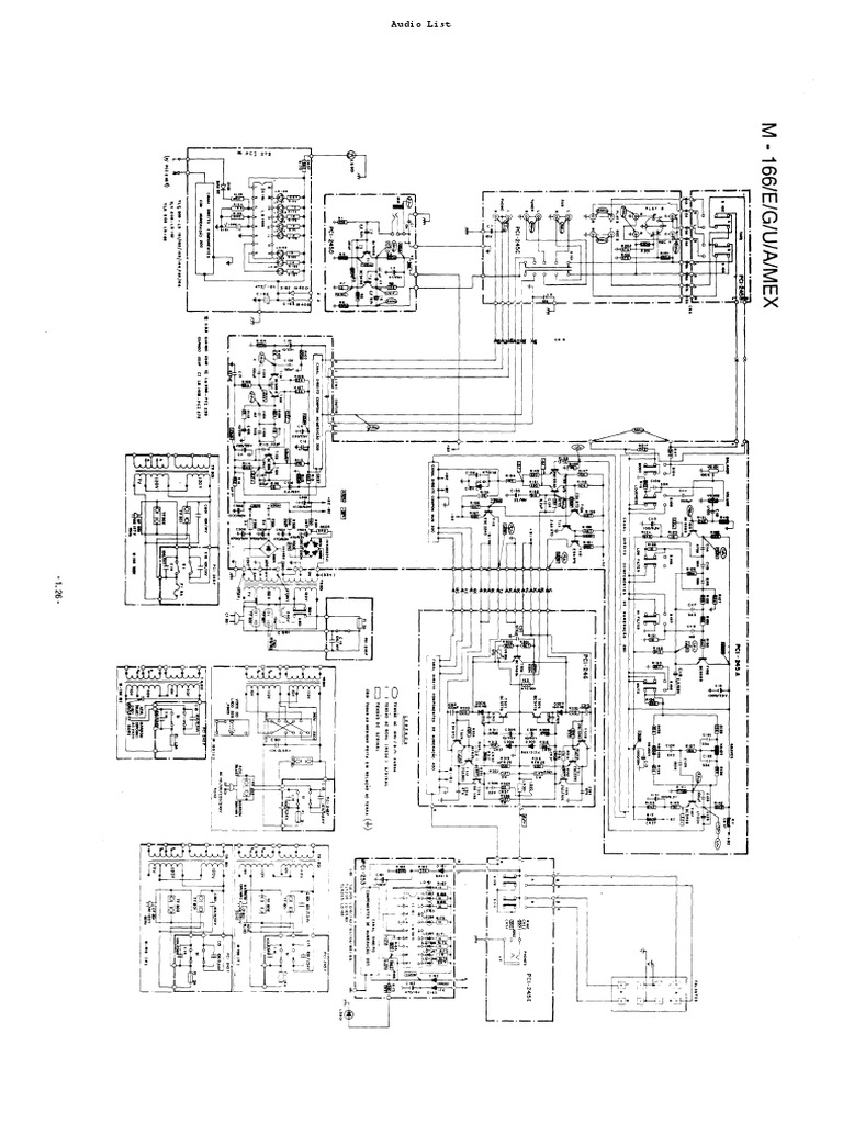 ESQUEMA - Amplificador Gradiente - Model 166 | PDF