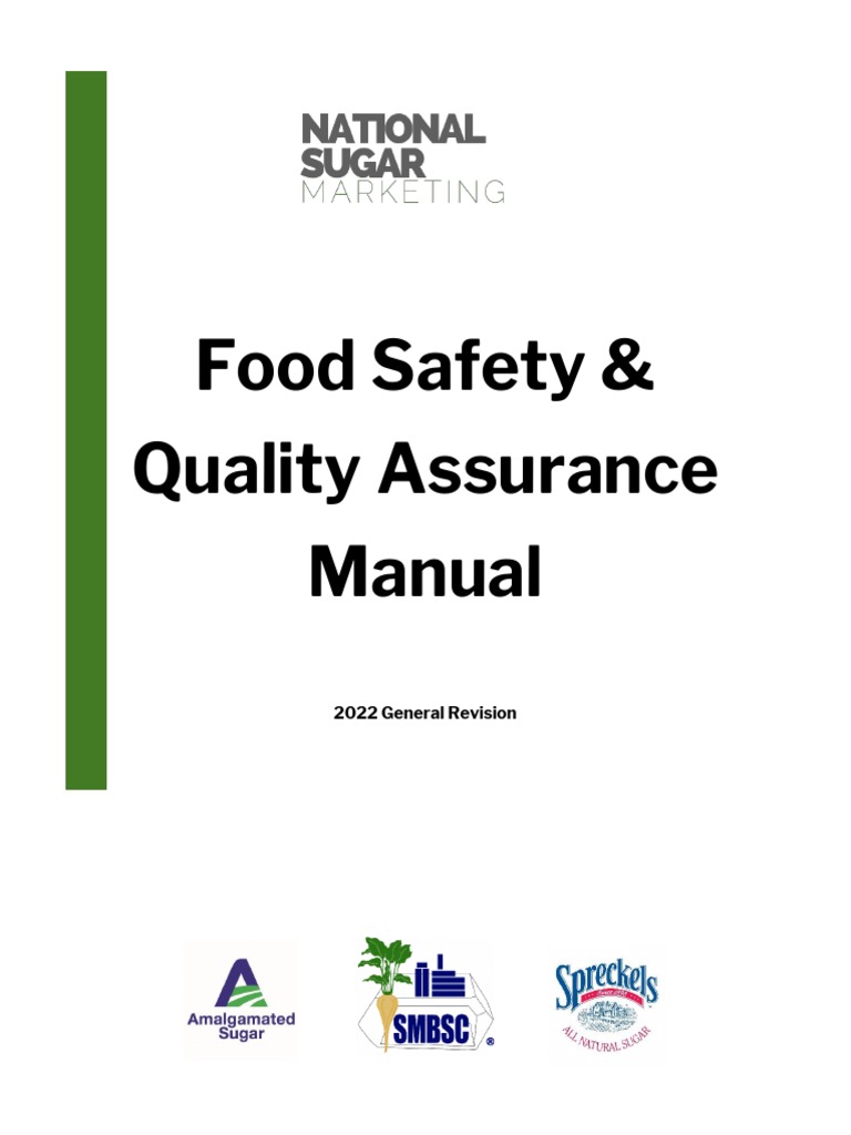 Foodsafety Quality Assurance Manual 1671569497 | Download Free PDF ... Foodsafety Quality Assurance Manual 1671569497 | Download Free PDF ...