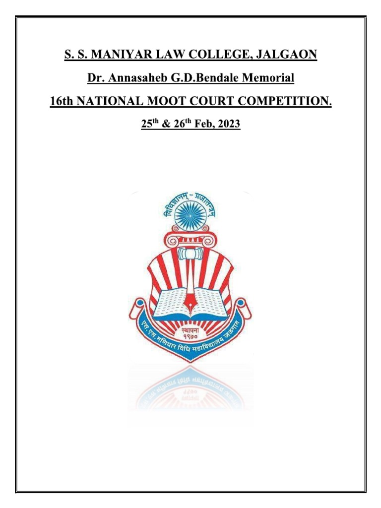Rules, Moot Proposition and Reg Form | PDF