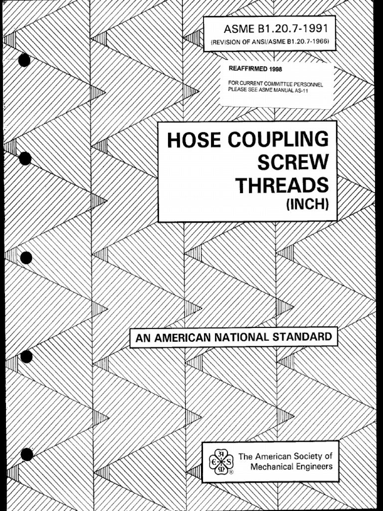 Asme B1.20.7 (1991) | PDF