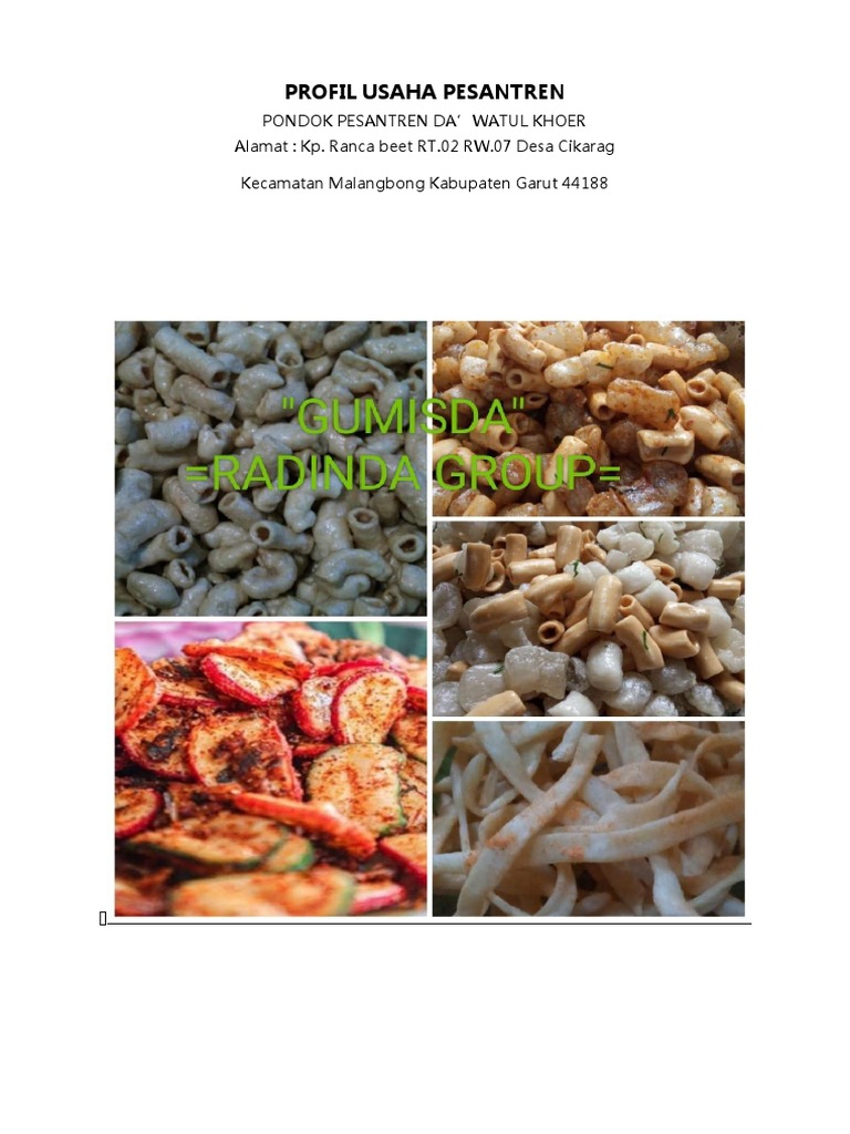 Profil Usaha Pesantren | PDF