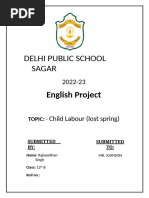 CHILD LABOR English Project | PDF | Child Labour | International Labour ...