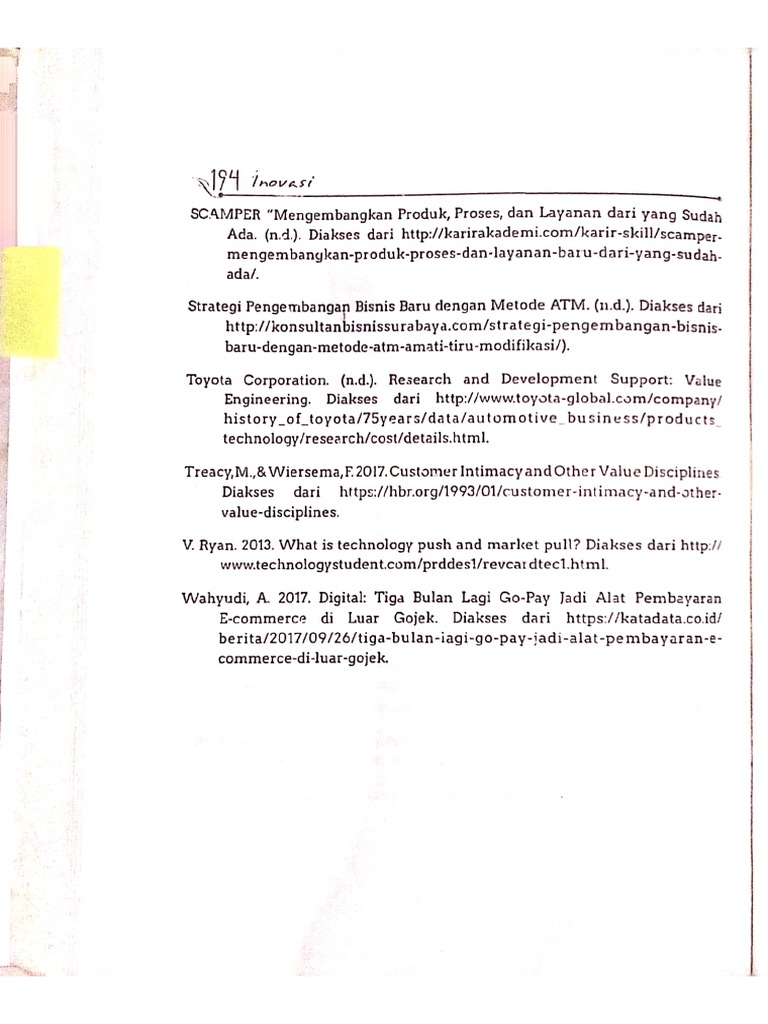 Inovasi - Bisnis Model Inovasi | PDF