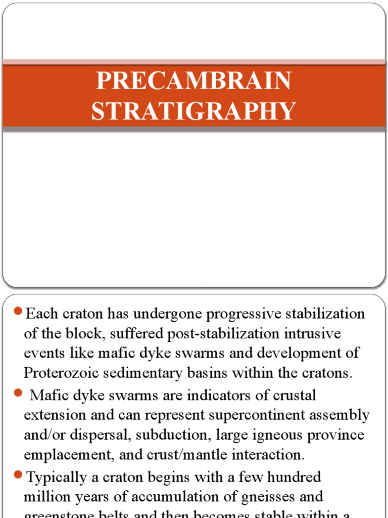Precambrain Stratigraphy | PDF | Earth Sciences | Rocks