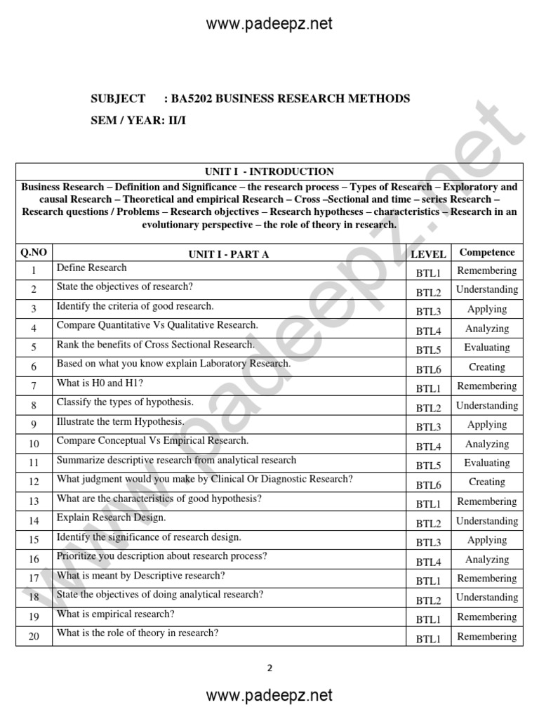 Unit Wise Questions | Download Free PDF | Sampling (Statistics ... Unit Wise Questions | Download Free PDF | Sampling (Statistics ...