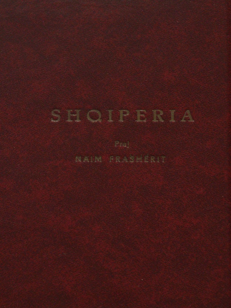 Shqipëria, Vjershë - Naim Frashëri | PDF
