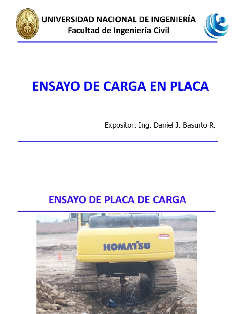 Ensayo de carga en placa: procedimiento, equipos, estimaciones y ...