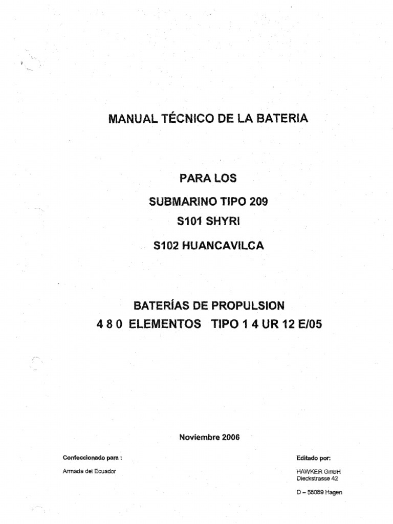 Manual Técnico Baterias Pdf