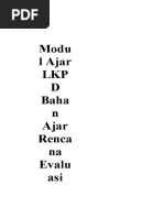 Template Modul Ajar Kurikulum Merdeka | PDF