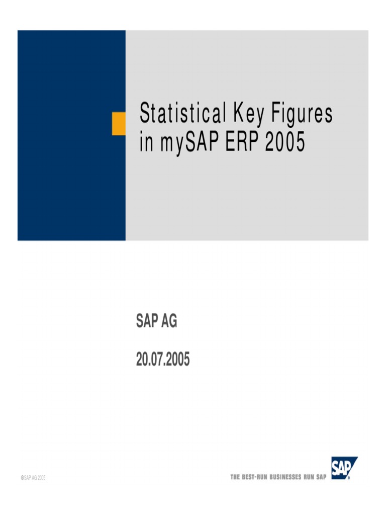 New GL - Statistical Key Figures | PDF | Ibm Db2 | Oracle Corporation
