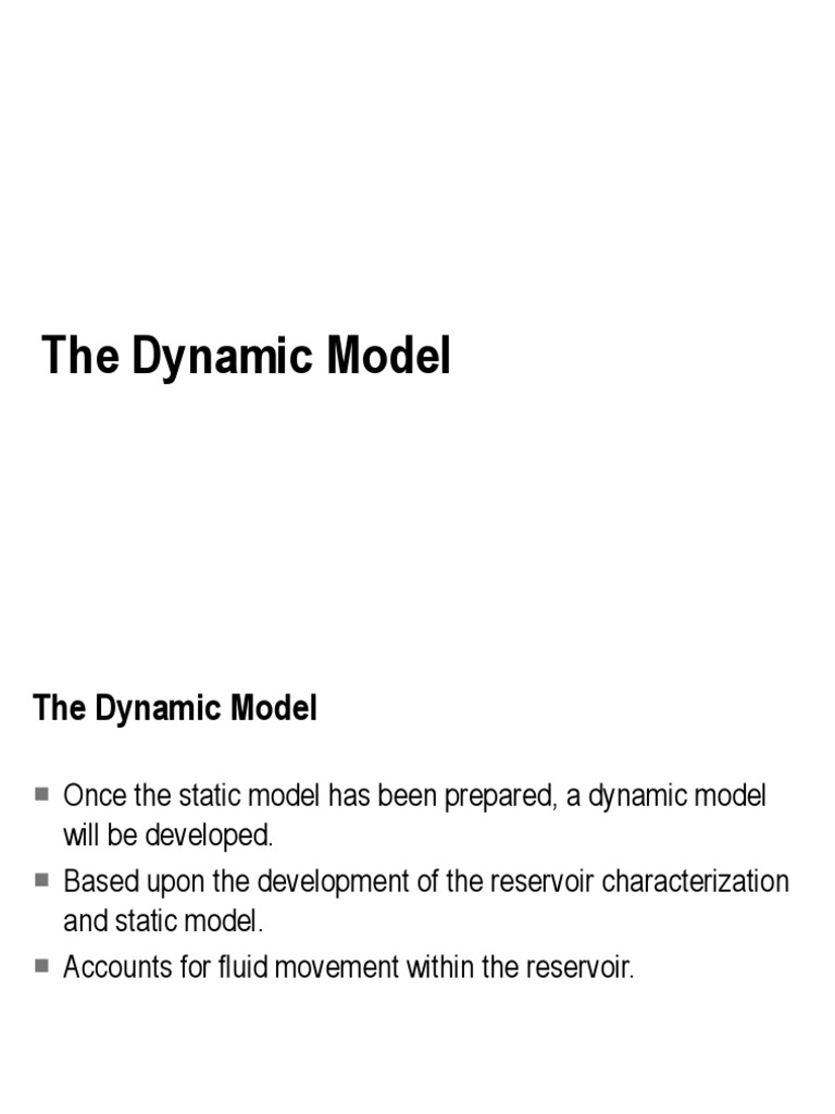 Dynamic Model | PDF | Mathematical Model | Simulation
