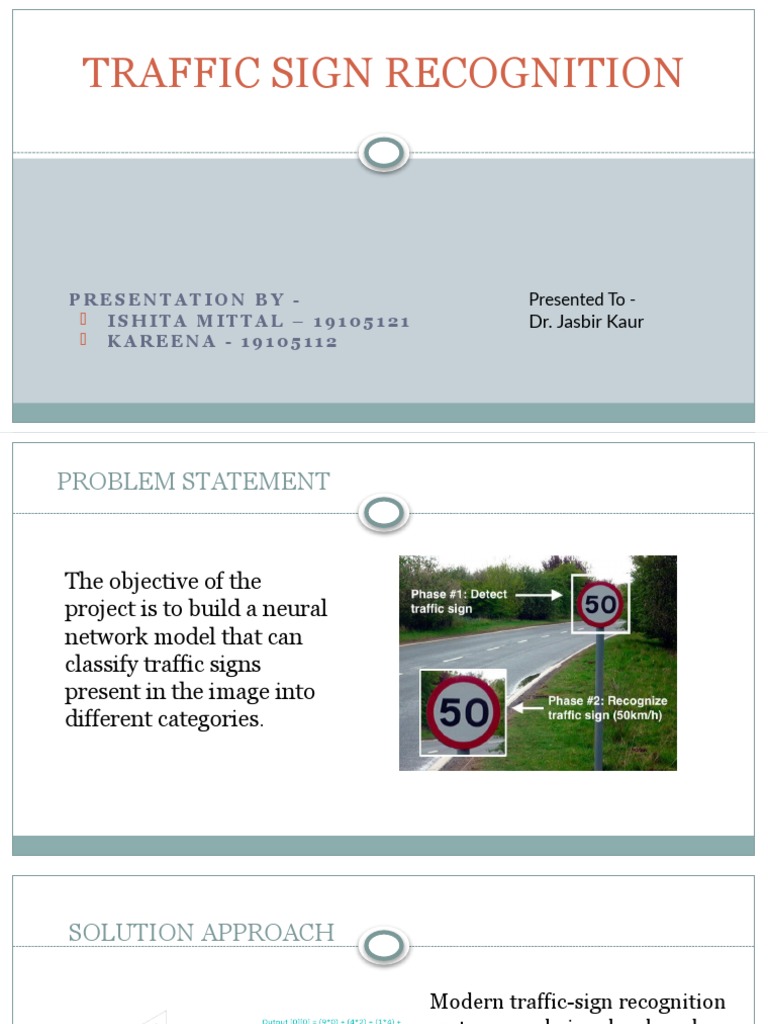 CNN Traffic Sign Recognition Model | PDF | Artificial Neural Network ...