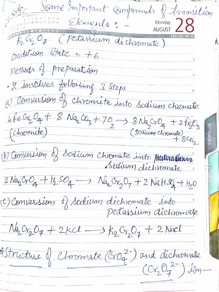 KMnO4 and K2Cr2O7 | PDF