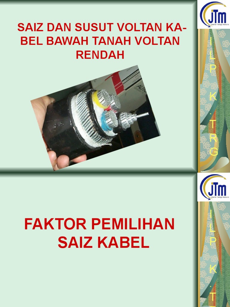 Saiz Kabel&susutan Voltan | PDF