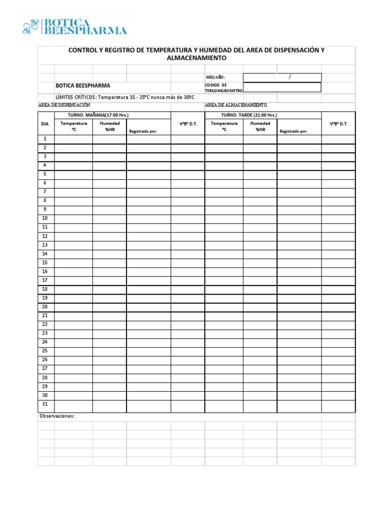 Formato de T y H | PDF