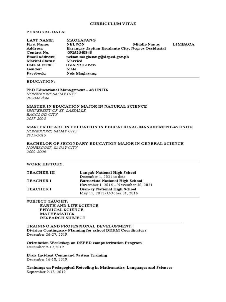 stop-cv-format | PDF