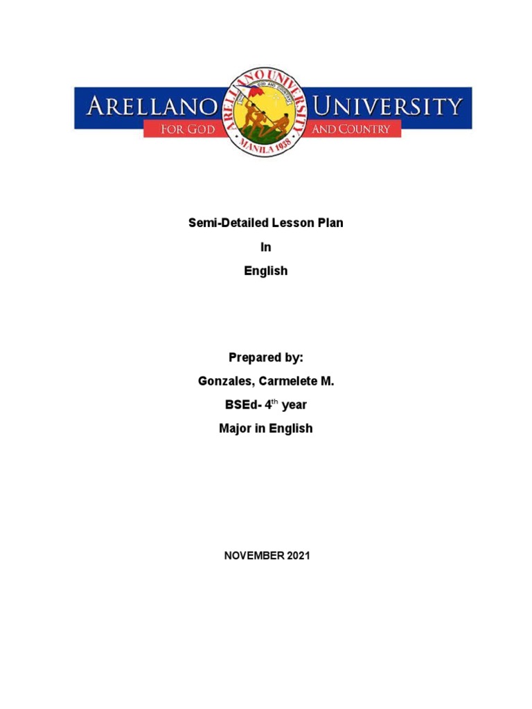 4a's Lesson Plan - Gonzales Carmelete | PDF | Job Interview | Behavior Modification