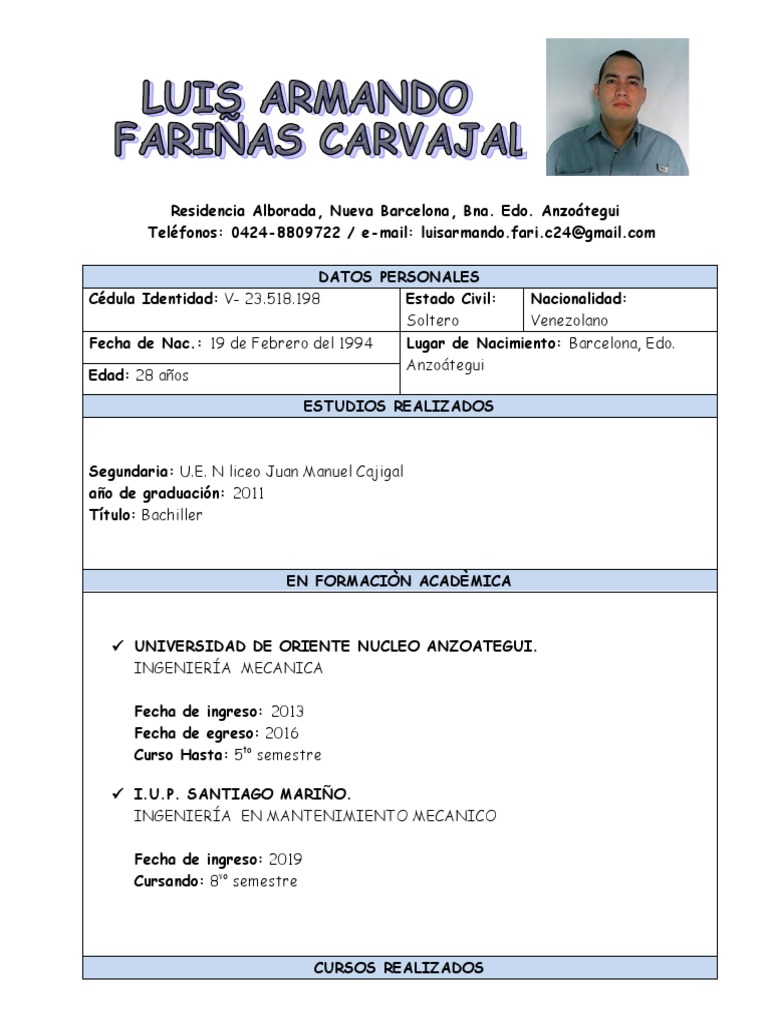 Luis Armando Fariñas | PDF | Venezuela | Informática