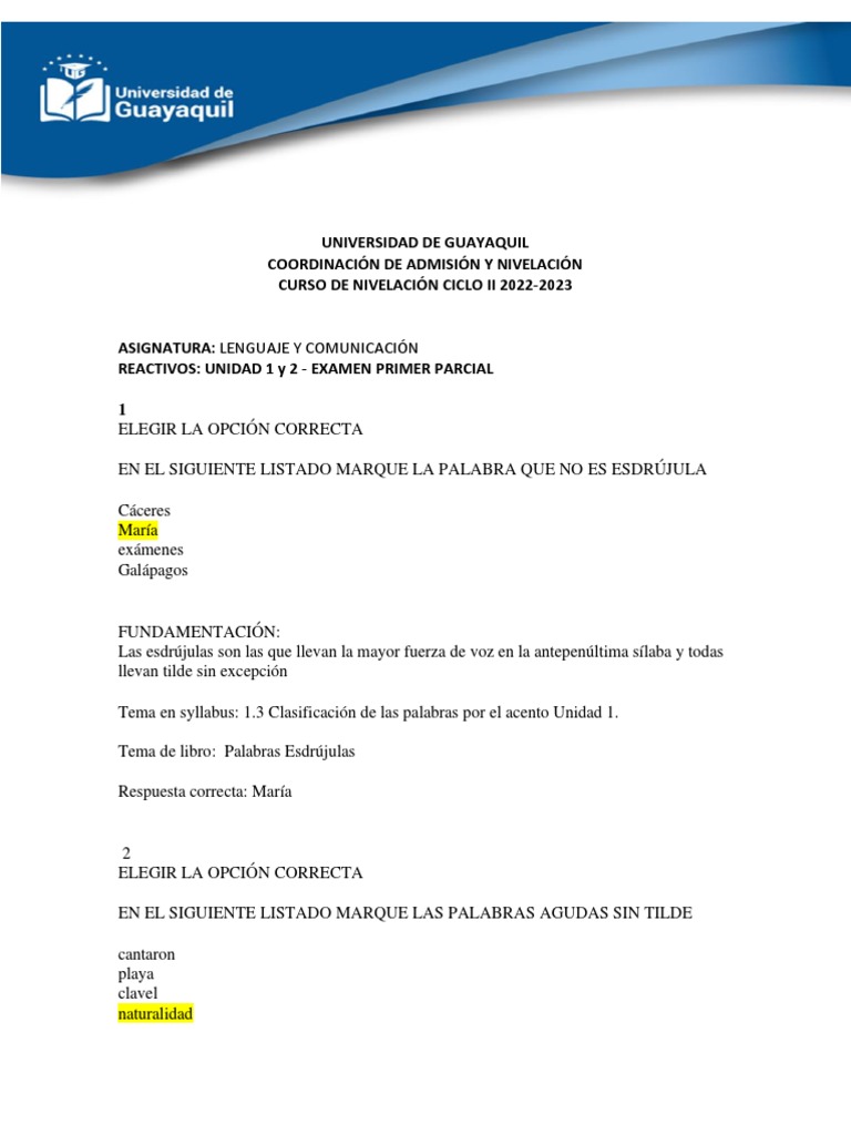 Cuestionario 2 | PDF | Oración (Lingüística) | Comunicación