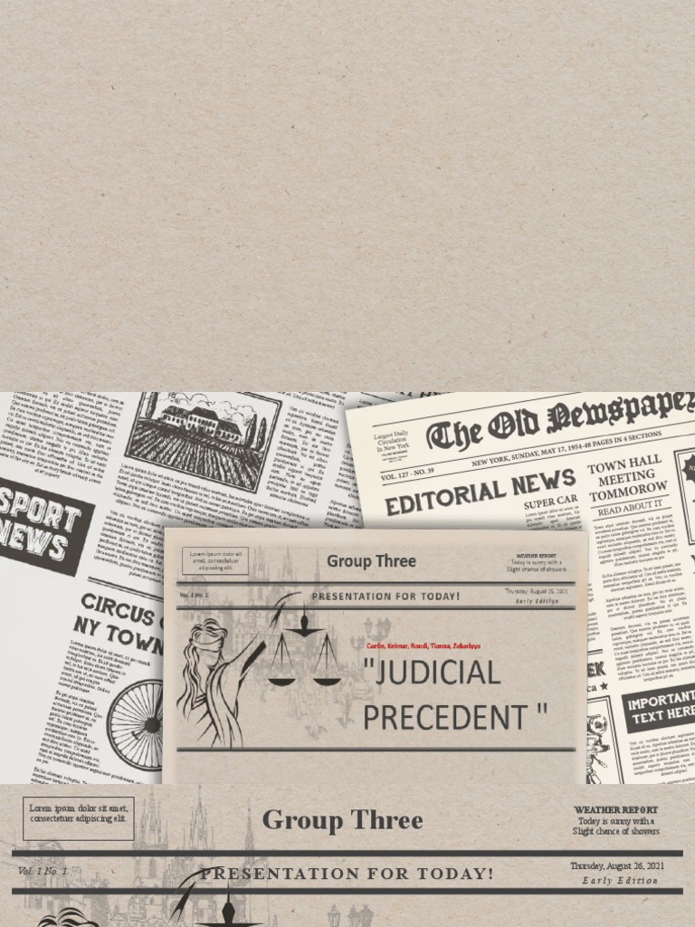 Judicial Precedent as Law Source | PDF | Precedent | Common Law
