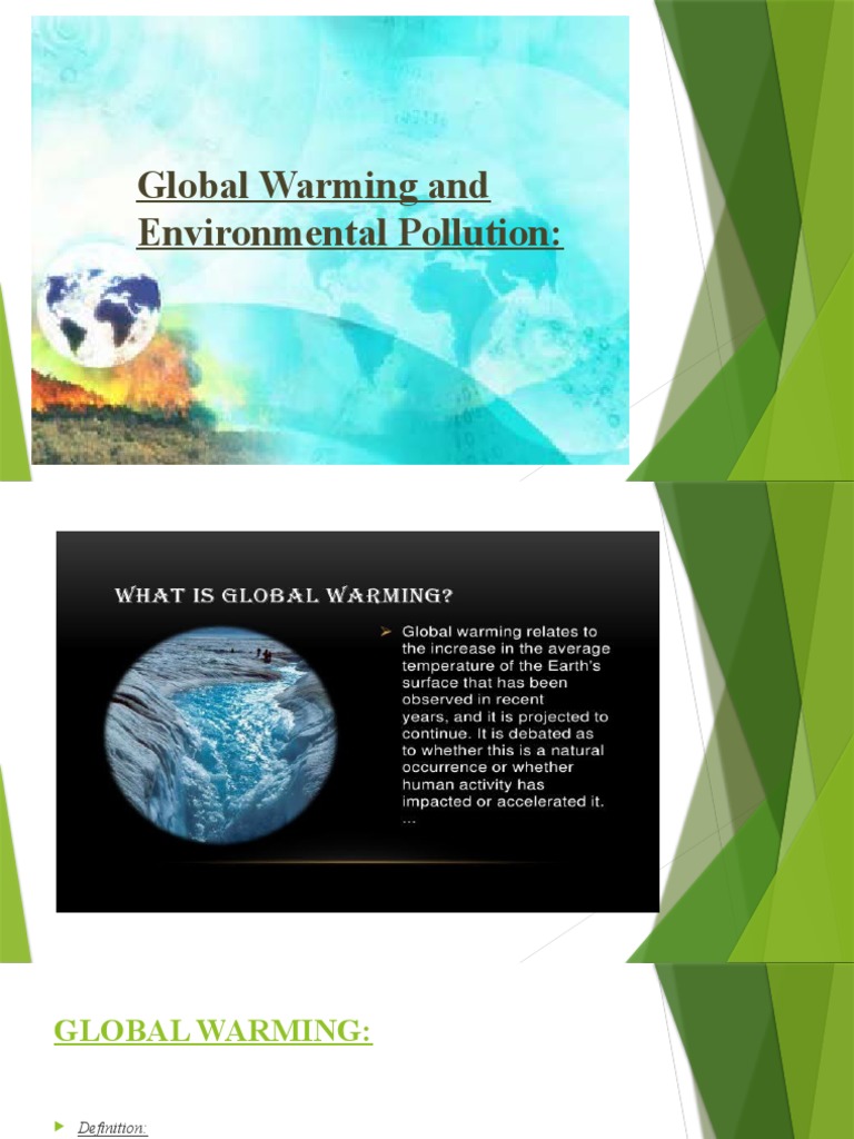 Global Warming and Environmental Pollution | Download Free PDF ...