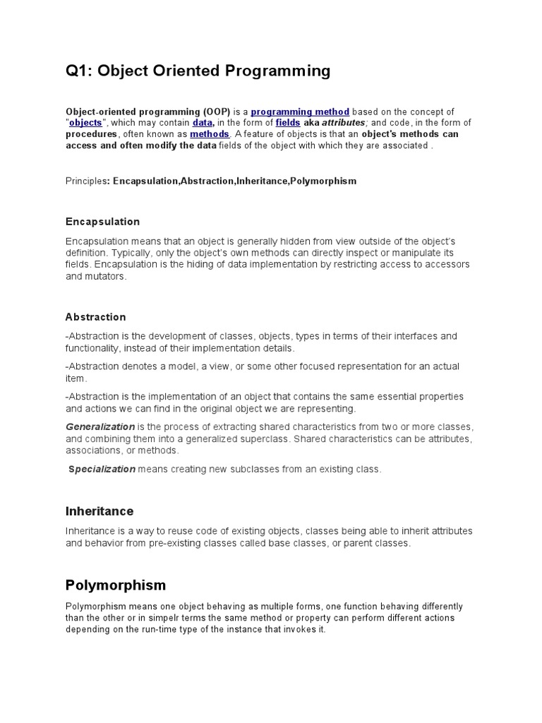 Construction Pdf Object Oriented Programming Method Computer Programming
