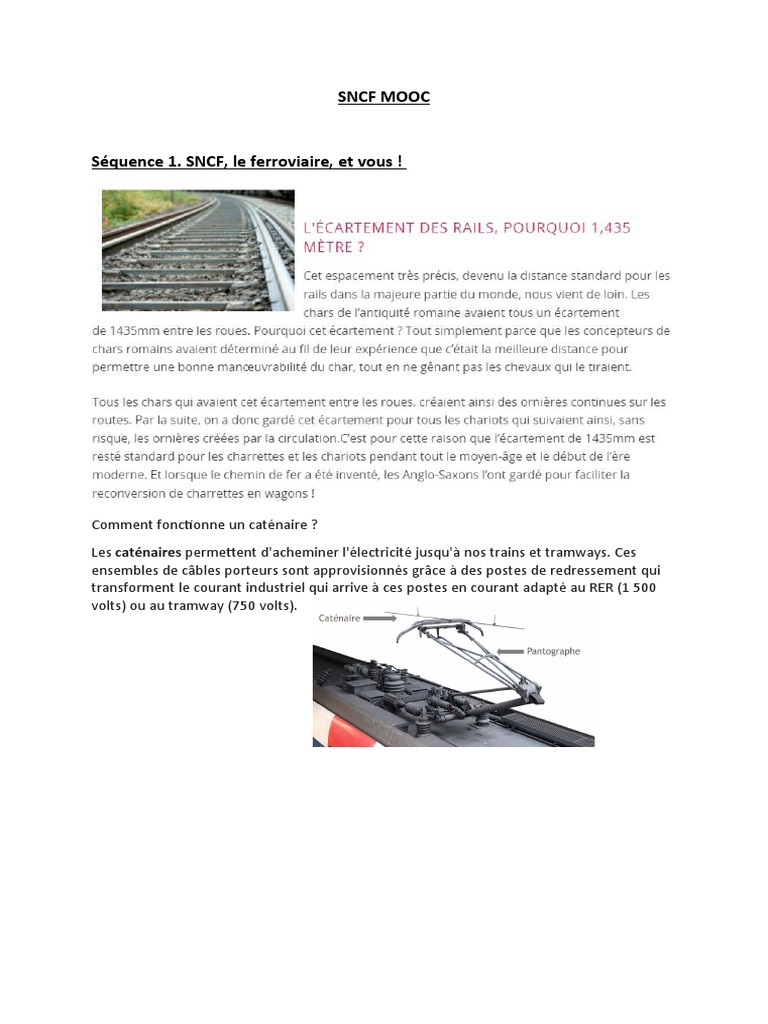 SNCF Mooc | PDF