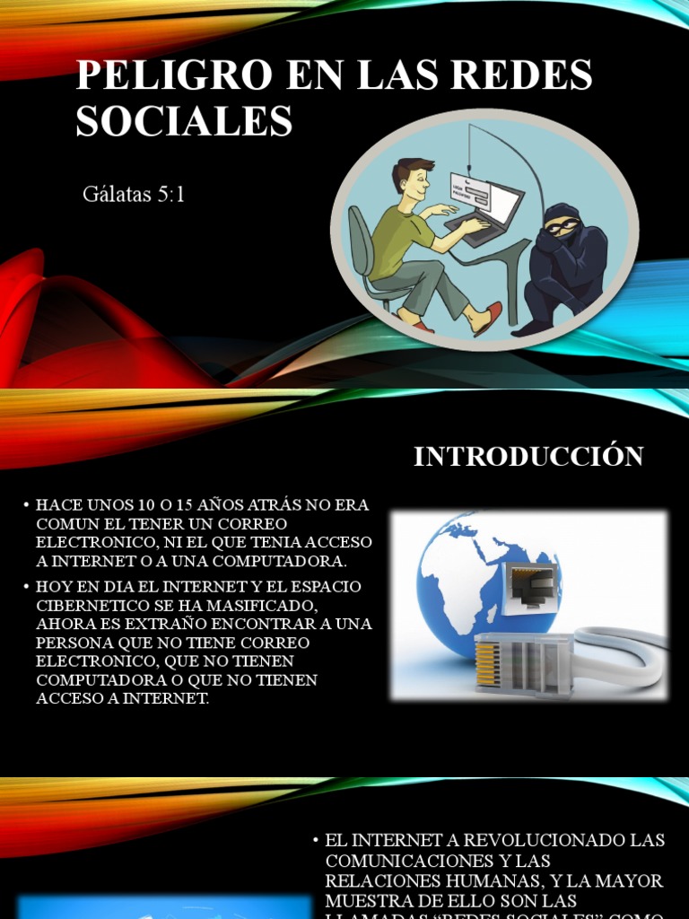 Peligro en Las Redes Sociales | PDF | Servicio de redes sociales | Facebook