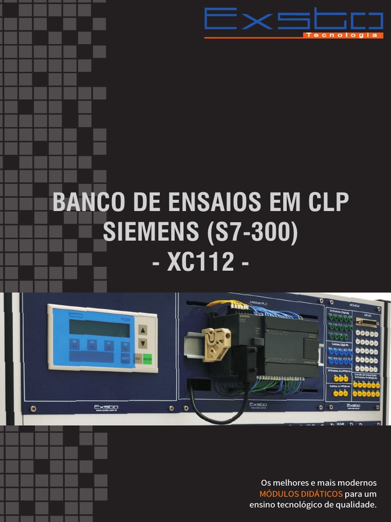 Sistema de automação industrial baseado em PLC Siemens S7-300 para ...