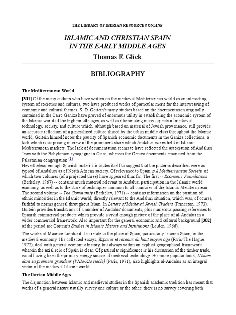 The Place of Al-Andalus in the Medieval Mediterranean Economy and ...