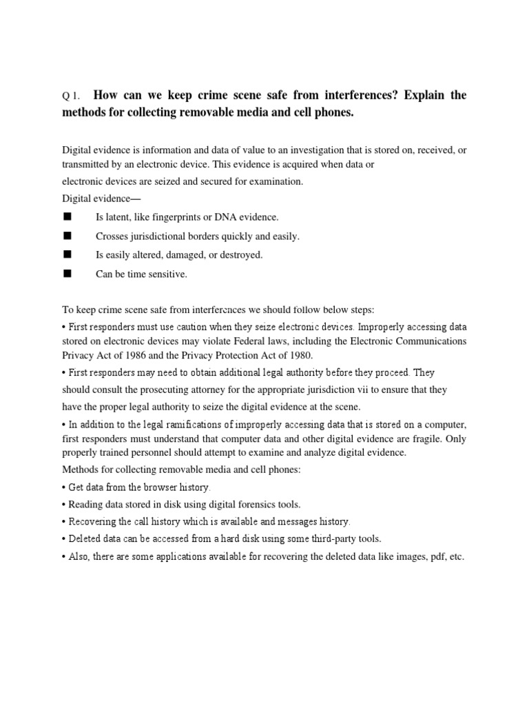 Semester 7 Digital Forensics (3170725) | PDF | Computer Forensics ...