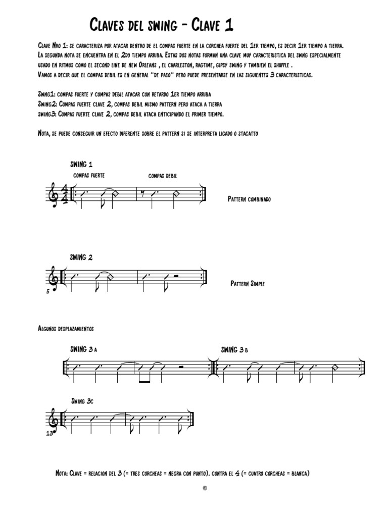 Clave Del Swing 1 | PDF
