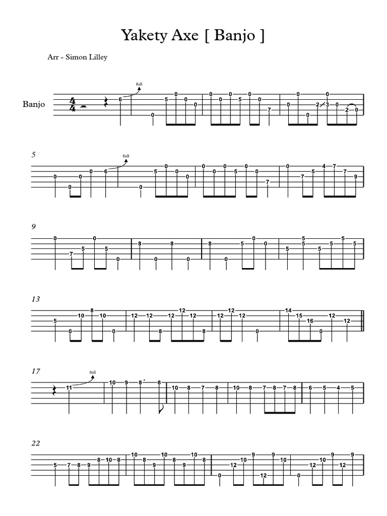 Yakety Axe Full Score 6299e133bc16c | PDF