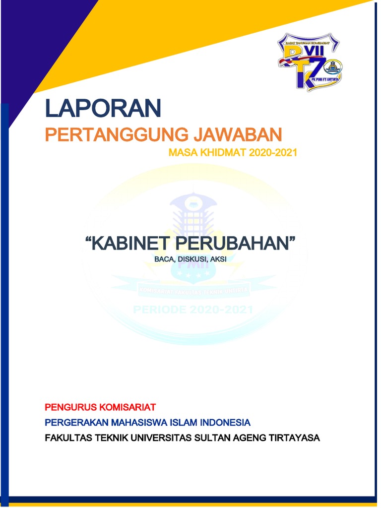 LPJ PK Pmii FT Untirta 2021 | PDF | Karier & Perkembangan | Bisnis