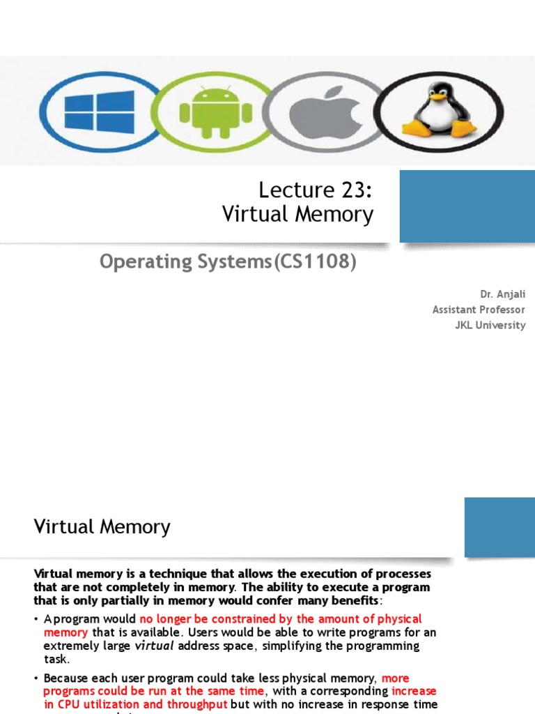 Lecture 25 | PDF | Computer Data Storage | Computer Data