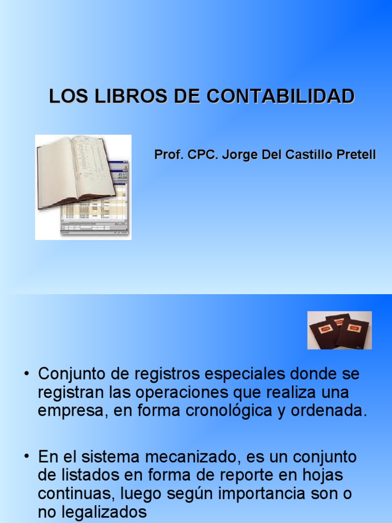 Libros Contables | PDF | Contabilidad | Business