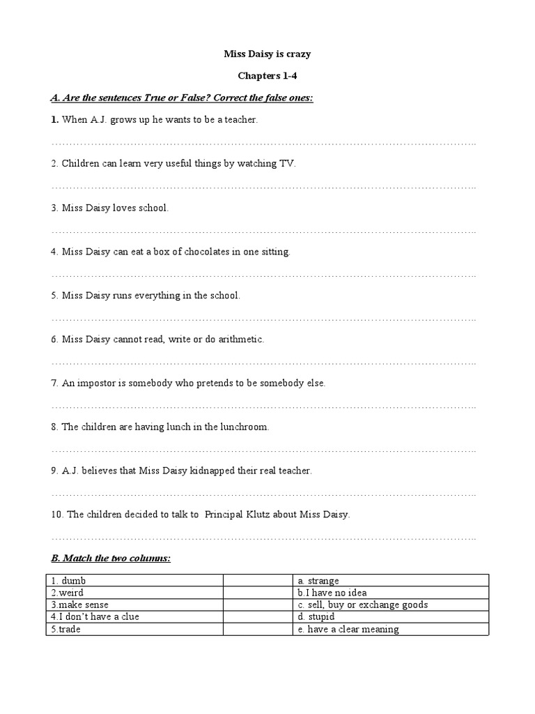 Test Units 1-4 | PDF
