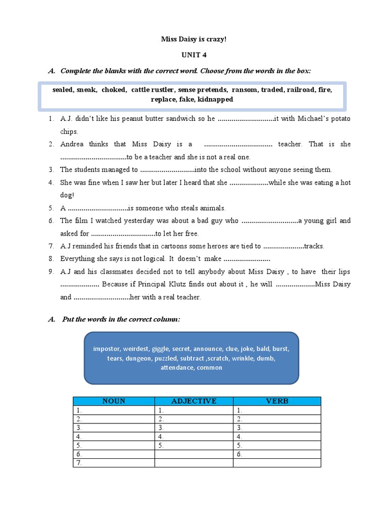Chapter 4 Worksheet 1 Pdf