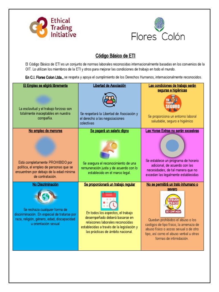 Código Básico de ETI-Capacitación | PDF | Derecho laboral | Seguridad y ...