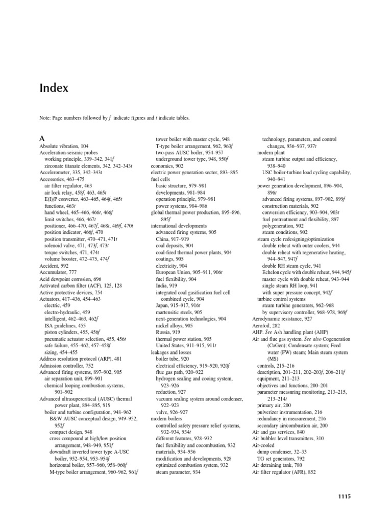 Index_2019_Power-Plant-Instrumentation-and-Control-Handbook | PDF ...