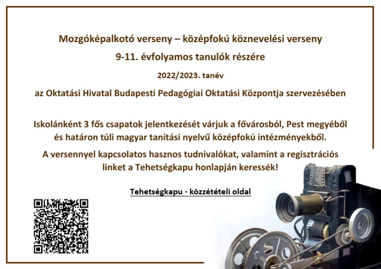 Mozgóképalkotó Plakát | PDF