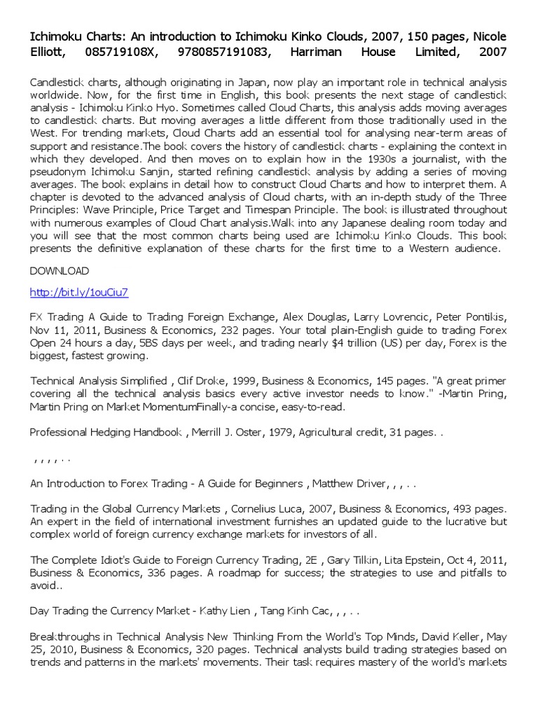 Ichimoku Charts An Introduction To Ichimoku Kinko Clouds | PDF ...
