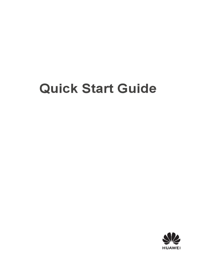 HUAWEI WiFi Mesh 3 Quick Start Guide | PDF | Wi Fi | Computer Network