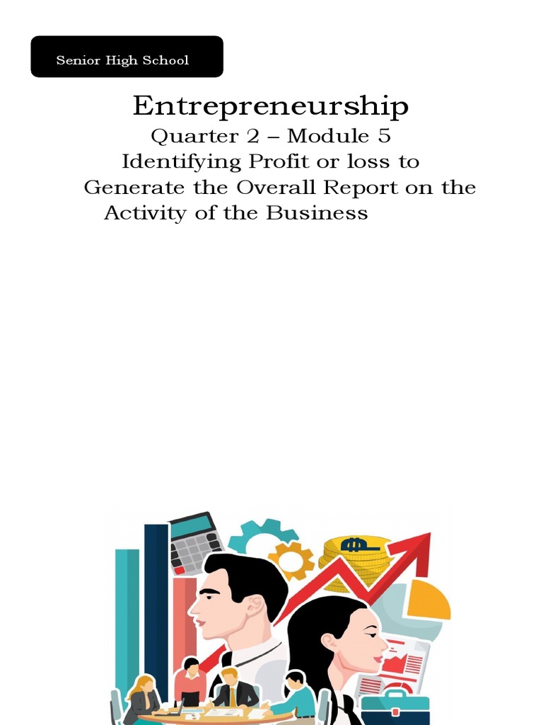 Profit and Loss in Entrepreneurship Q2 M5 | PDF | Debits And Credits ...