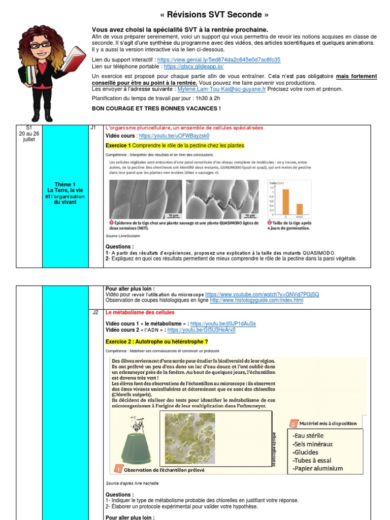Fiches Exercices Genially Seconde Version Eleve | PDF | Sexualité humaine | Hormone