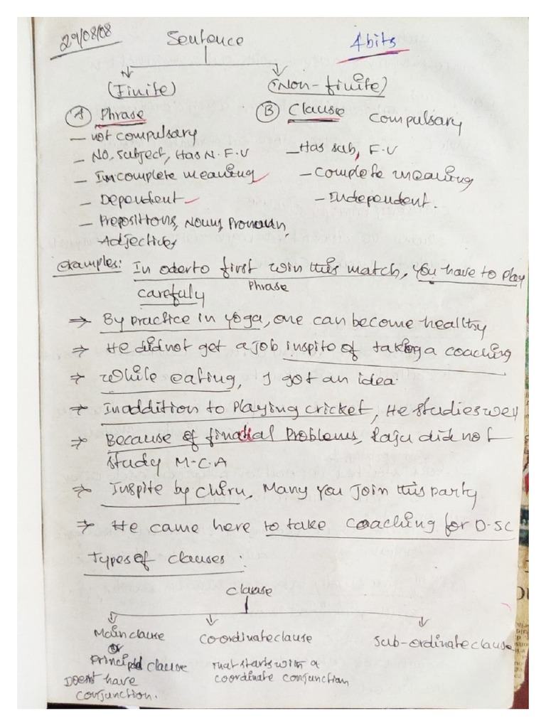 3 Types of Sentences | PDF